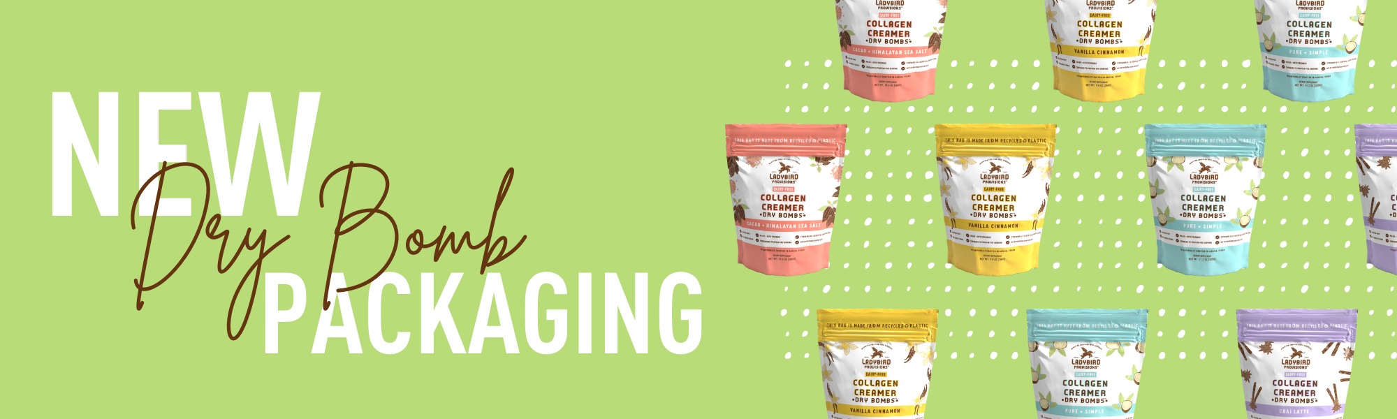 New Dry Bomb Packaging – Ladybird Provisions
